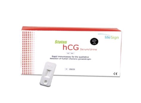 Lifesign Status Hcg Urine Serum Combo Cassette Clia Waived Moderate 35035