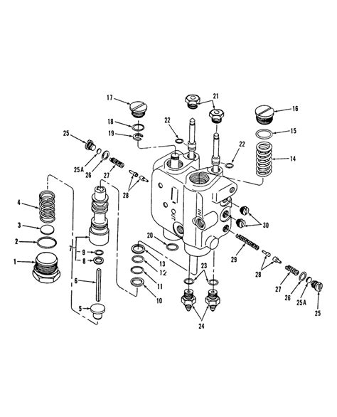 755 Series Backhoe 165 780 022 Valve Assembly Auto Dig