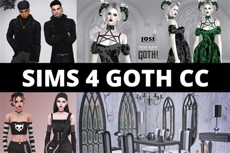 Sims 4 Mods Goth Girl Goth Mod Nijq