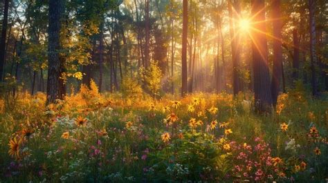 Free Sunlit Forest Glade Image Sunlight Forest Nature Download At