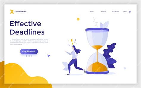 Premium Vector Concept Of Deadline Effective Time Planning And Management Procrastination At Work