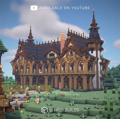 Minecraft City Building With Lush Greenery