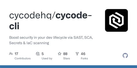 Github Cycodehqcycode Cli Boost Security In Your Dev Lifecycle Via Sast Sca Secrets And Iac