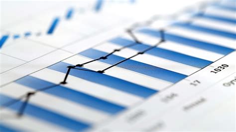 Financial Graph Business Analytics Premium Ai Generated Image