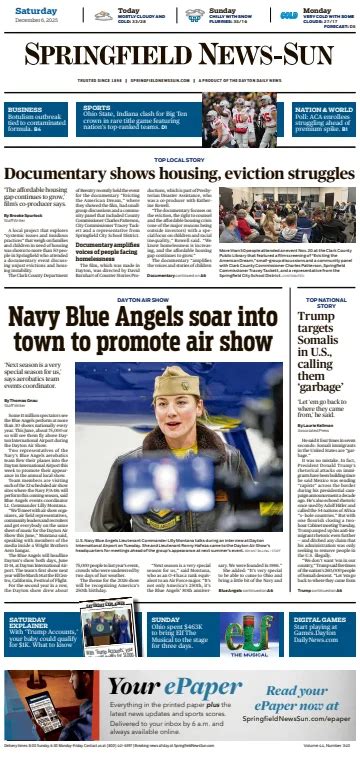 Springfield News Sun Newspaper Subscription Pressreader