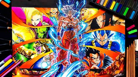 Drawing Team Universe 7 Youtube