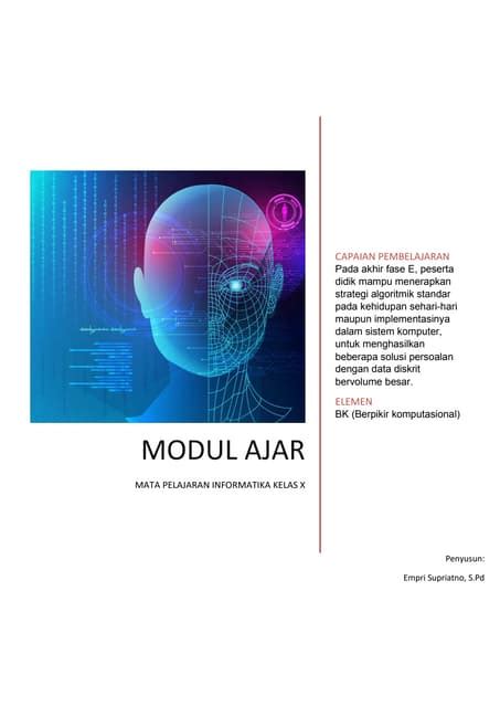 Modul Ajar Informatika Kelas X Smk Sma Ma Pdf