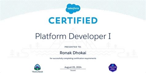 Salesforce Salesforcedeveloper Certification Grateful Techcommuniy Ronak Dhokai 23 Comments