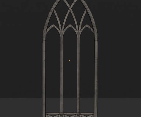 Artstation Gothic Church Windows Game Assets