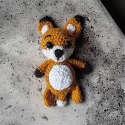 Brelok Lis Na Szydełku Liskove Handmade