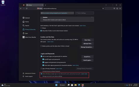 enable firefox windows single sign on using intune the lazy administrator