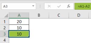 Excel Minus Formula How To Subtract Step By Step Examples