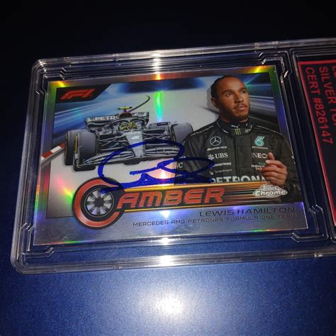 Lewis Hamilton Autographed Card With Cert Etsy