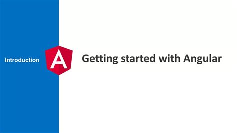 Angular Introduction Students Ppt