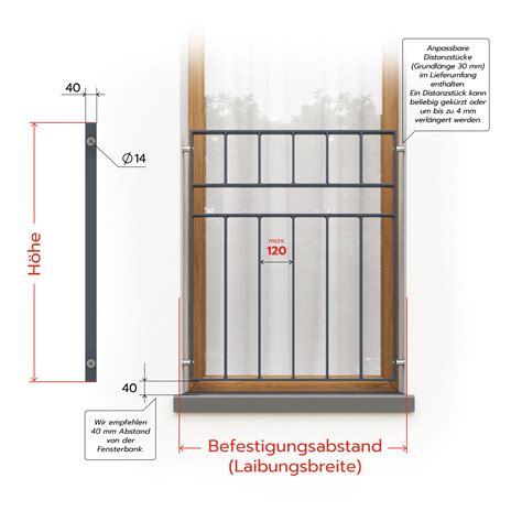 Französischer Balkon Meland Orametall