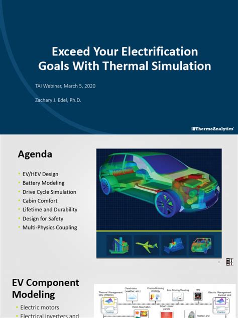 Exceed Your Electrification Goals With Thermal Simulation Pdf Electric Vehicle