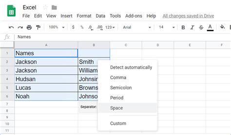 How To Split Text To Columns In Google Sheets ExcelNotes