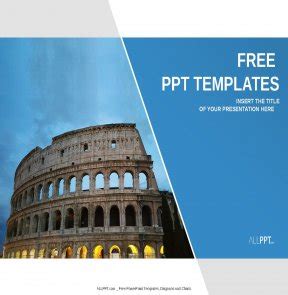 mẫu powerpoint beautiful view of famous ancient colosseum powerpoint templates standard