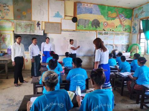 မော်လမြိုင်ကျွန်းမြို့နယ်တွင် အခြေခံစာတတ်မြောက်ရေးအတွက် သင်ကြားပို့ချနေမှုများအား တာဝန်ရှိသူများ