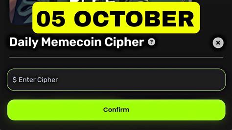 Memes Lab Bot Daily Cipher Today October Memes Lab Cipher Code Today Daily Memecoin Cipher
