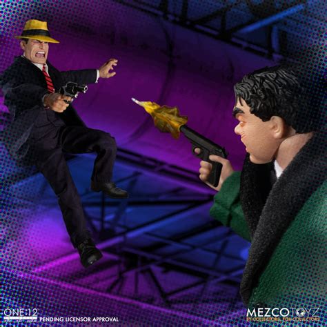 Mezco One12 Dick Tracy Vs Flattop Boxed Set The Toyark News