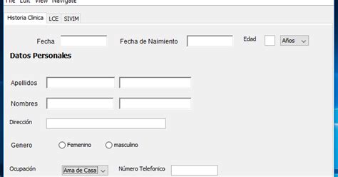 PROGRAMACION JAVA CIES PROYECTO JAVA II HISTORIA CLINICA