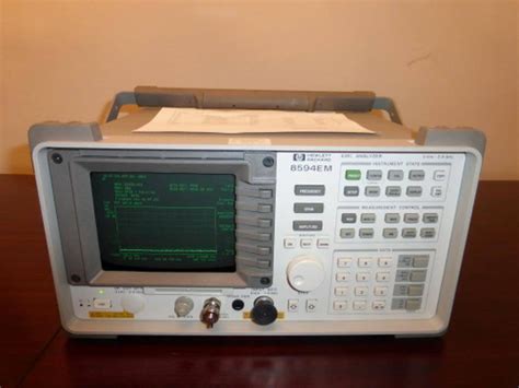 Hp Agilent 8594em 9 Khz To 2 9 Ghz Emc Spectrum Analyzer Calibrated Spaulding Surplus