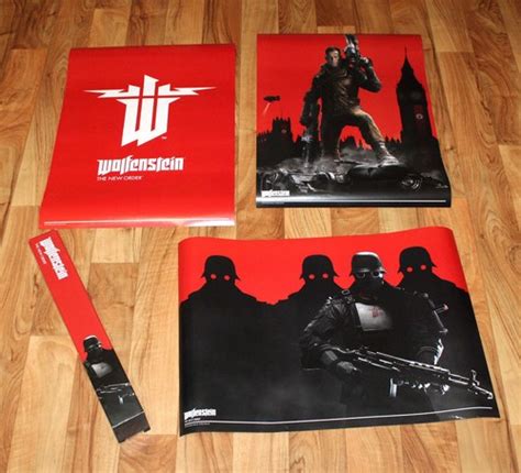 Wolfenstein The New Order Rare Promo Poster Set Xbox One 360 Ps3 Ps4