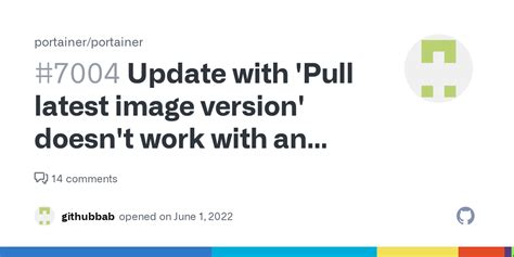 Update With Pull Latest Image Version Doesnt Work With An Authentified Registry · Issue 7004