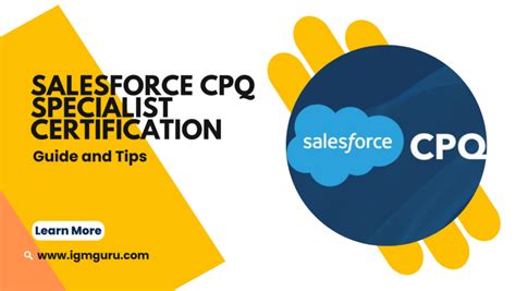Salesforce Cpq Specialist Certification Guide And Tips