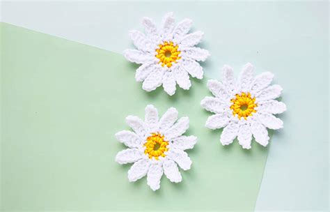 Free Crochet Daisy Flower Patterns Best Flower Site