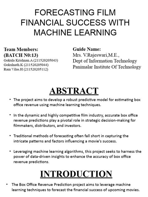 Batch 13 Pdf Machine Learning Prediction