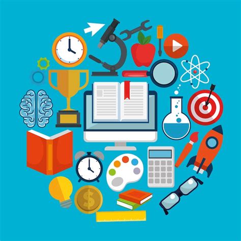 Vektor Alat Pendidikan Unduh Vektor Berkualitas Tinggi Gratis Dari