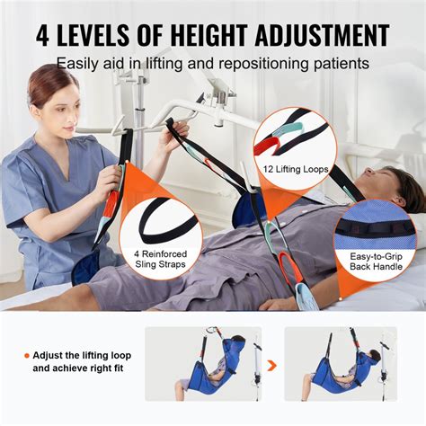 Vevor Universal Full Body Patient Lift Sling Patient Lift Medical Aid