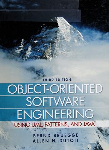 Object Oriented Software Engineering By Bernd Bruegge Open Library