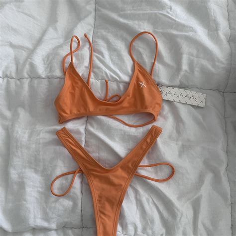 New W Tags Boutine La Orange Swim Set Depop