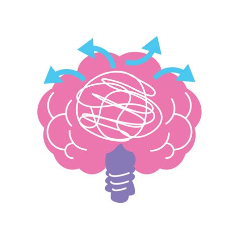 Attention Deficit Hyperactivity Disorder Brain Illustration 47646931