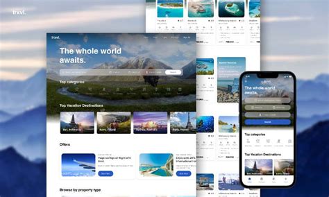 Travel Website Landing Page Figma Template Ui4free