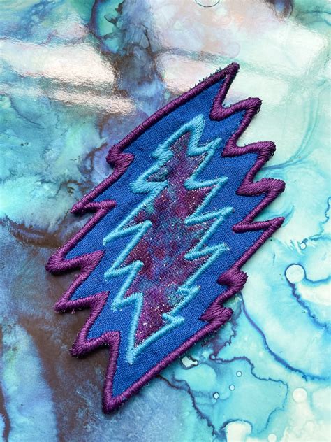 Grateful Dead Patch Double Lightning Bolt Patch 475iron On Patch