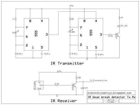 Electronics Projects Infrared Beam Break Detector
