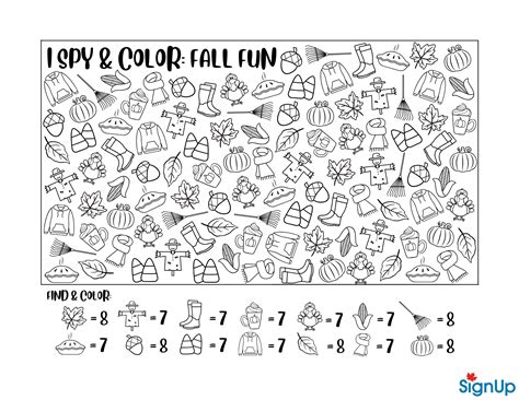 Fall Activity Worksheets Matthias Printable