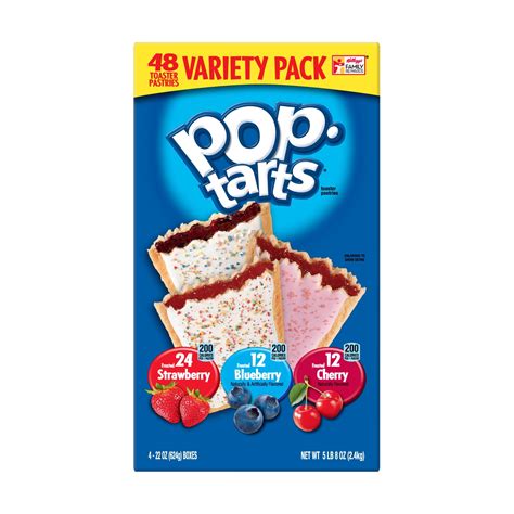 Pop Tarts Variety Pack Breakfast Toaster Pastries 88 Oz 48 Count