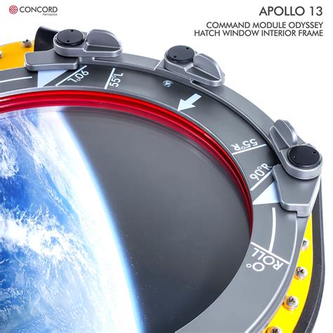 Apollo 13 Command Module Odyssey Hatch Window Concord Aerospace