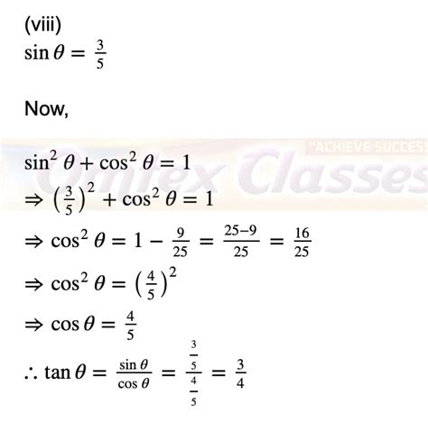 Education Chapter 8 Trigonometry Mathematics Part Ii Solutions For