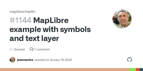 Maplibre Example With Symbols And Text Layer · Maplibre Martin