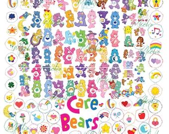 Care Bears Belly Badges Svg Etsy