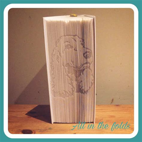 Cocker Spaniel Shadow Cut And Fold Book Folding Pattern All In The Folds