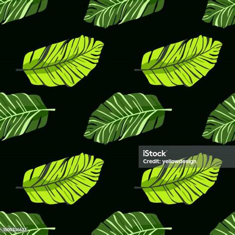 추상적인 이국적인 식물 이음새가 없는 패턴 식물 나뭇잎 벽지입니다 야자수 잎과 꽃무늬 모티브가 있는 트로피컬 패턴 배경 고풍스런에 대한 스톡 벡터 아트 및 기타 이미지