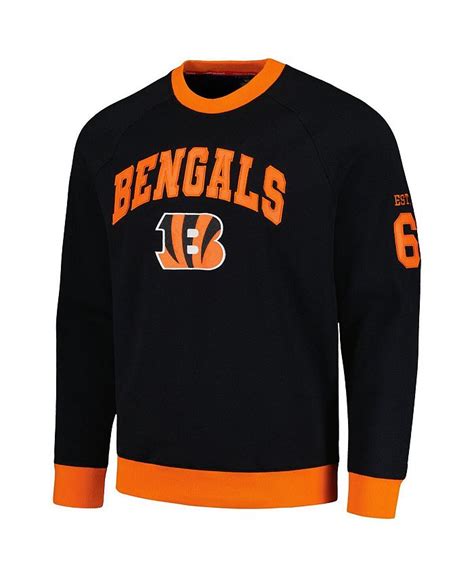 Tommy Hilfiger Mens Black Orange Cincinnati Bengals Reese Raglan Tri