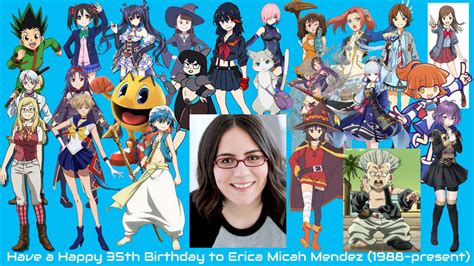 Have A Happy 35th Birthday To Erica Micah Mendez By Bluecrystalspider